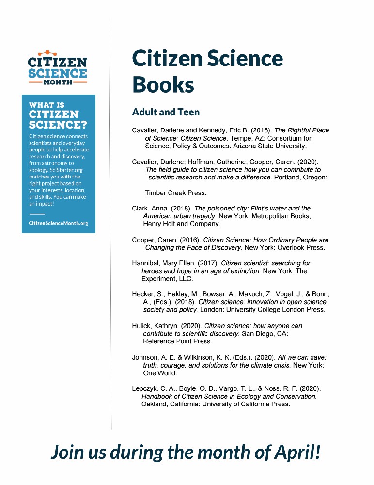 Citizen Science Month - Resources - SciStarter
